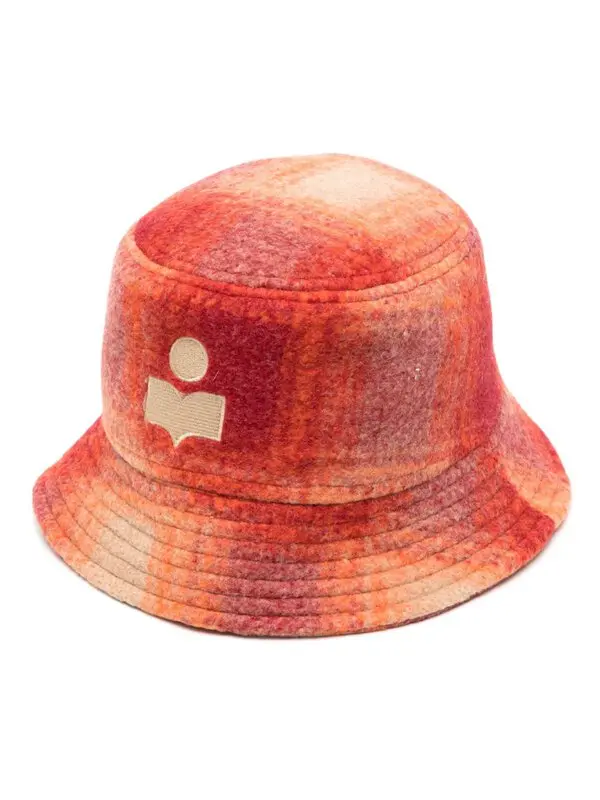 Isabel Marant Haley Bucket Hat In Orange - 55% Off  display picture 1