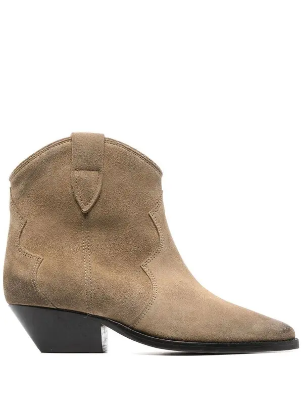 Isabel Marant Suede Ankle Boots - Brown