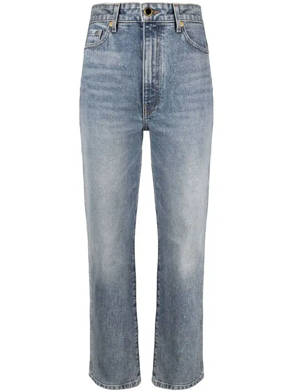 Khaite The Abigail Straight-leg Jeans
