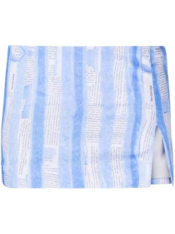 FEBEN The Read Bamboo Mini Skirt