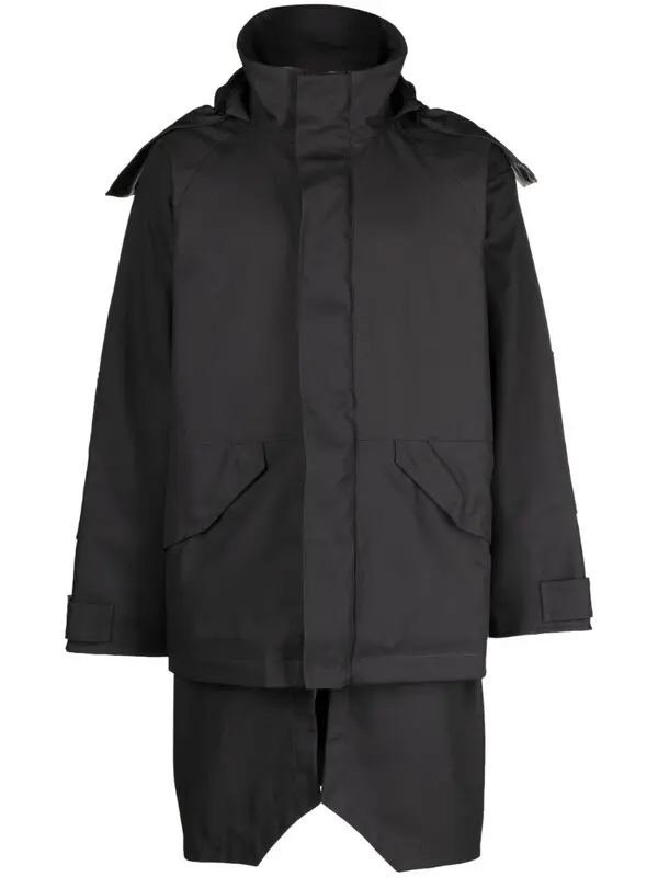 GR10K Prototype Parka Coat - Grey | Editorialist
