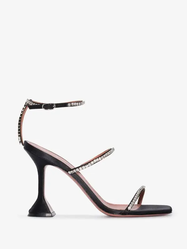 Amina Muaddi Gilda 95 Crystal Sandals