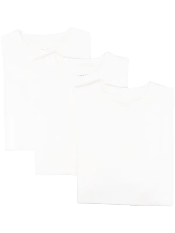 JIL SANDER Plus Organic Cotton T-shirt Set - White