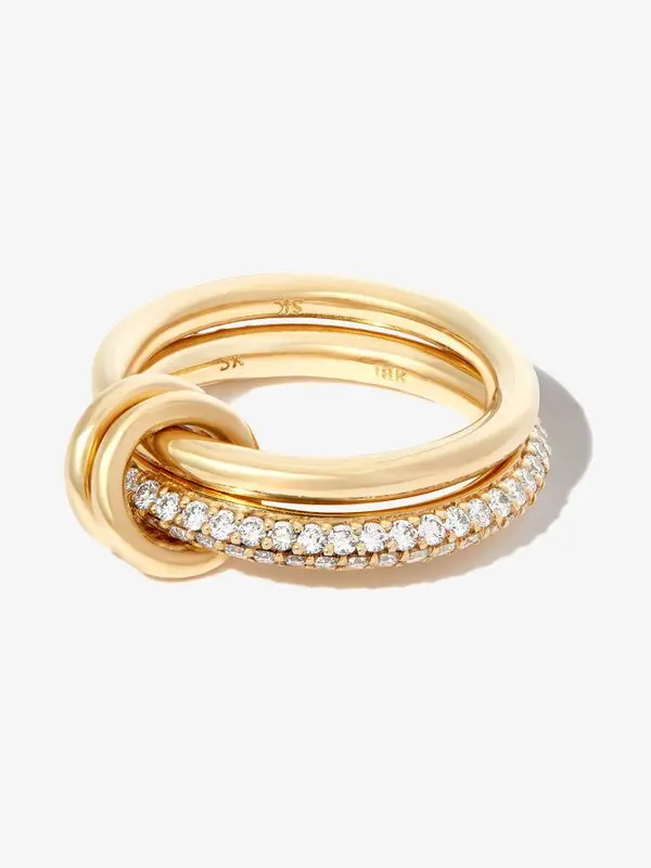 SPINELLI KILCOLLIN 18k Yellow And Diamond Virgo Petite Ring
