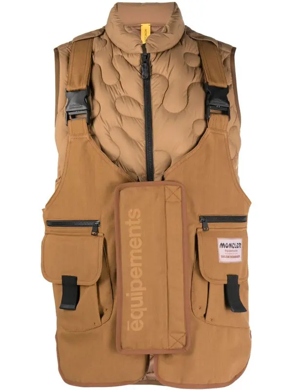 Moncler X Salehe Bembury Sierpinski Layered Gilet