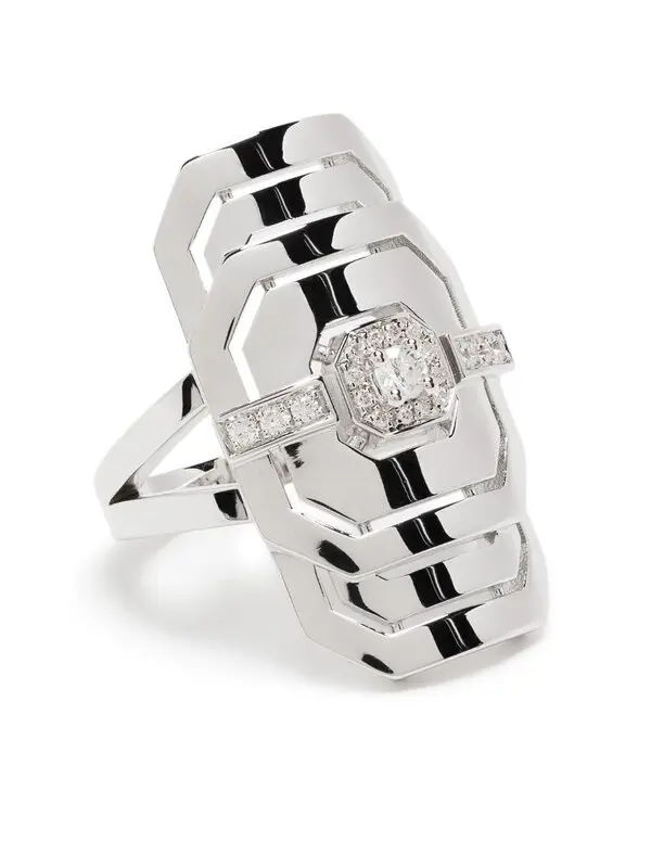 STATEMENT Sterling Diamond Ring
