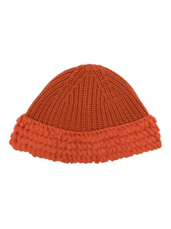 Moncler X Salehe Bembury Wool Beanie - Orange