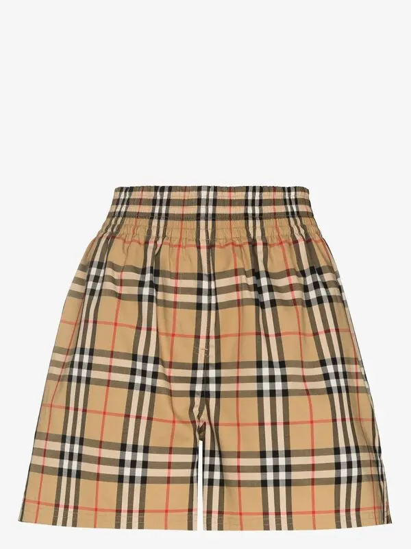 Burberry Vintage Check Shorts - Neutrals