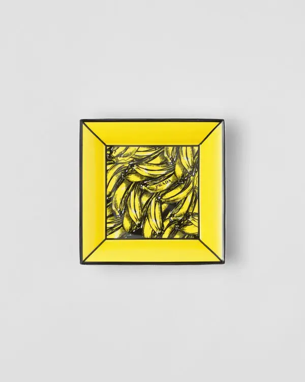 Prada Large Square Porcelain Catchall Tray