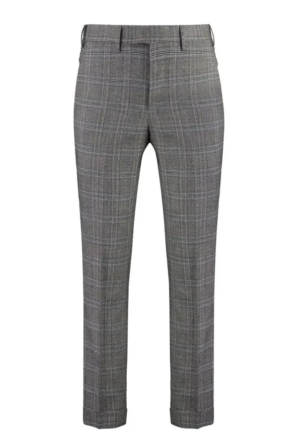 PT TORINO Virgin Wool Trousers - Grey