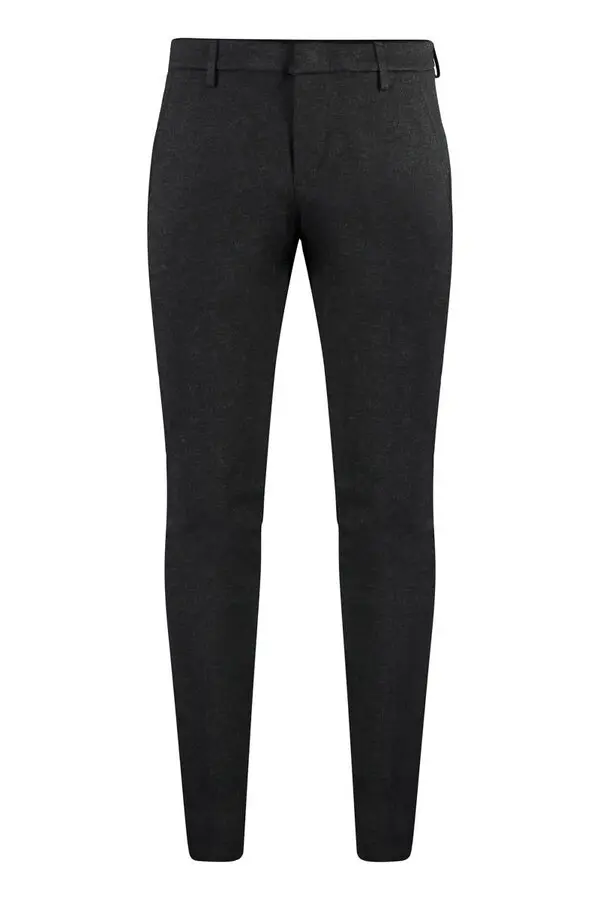 DONDUP Gaubert Chino Pants In Viscose Blend - Grey