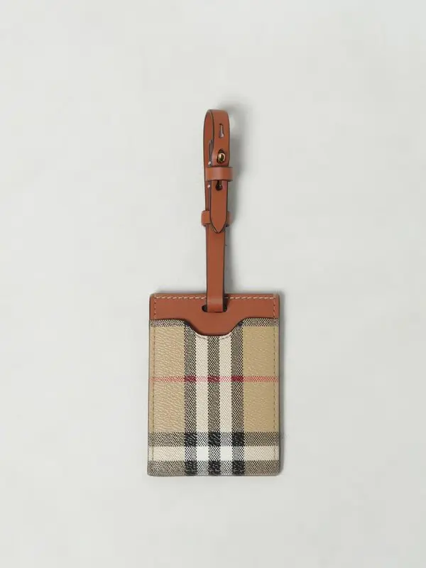 Burberry Leather Address Holder - Beige
