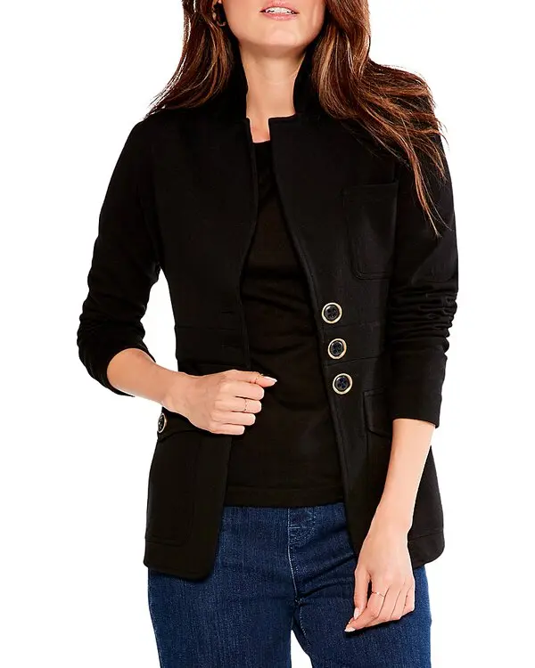 NIC+ZOE Editor Blazer - Black Onyx