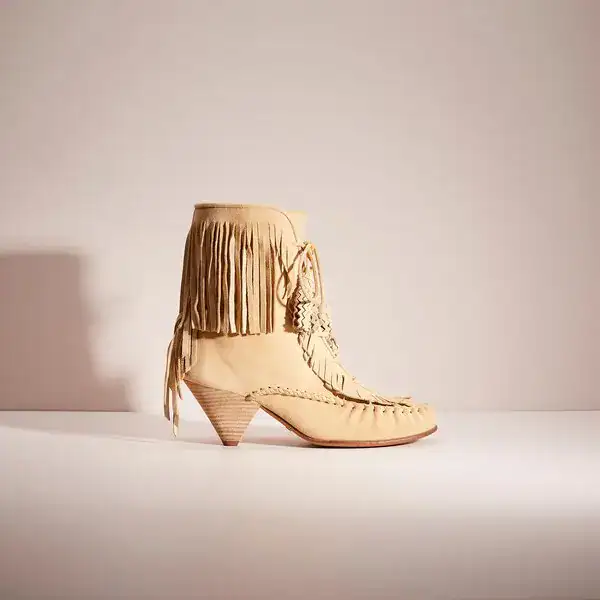Women's Boots Coach Fringe Boot Coach Restored Fringe Boots