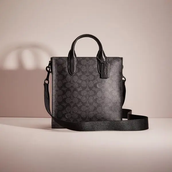 Coach Gotham Tall Tote 24 In Signature Canvas