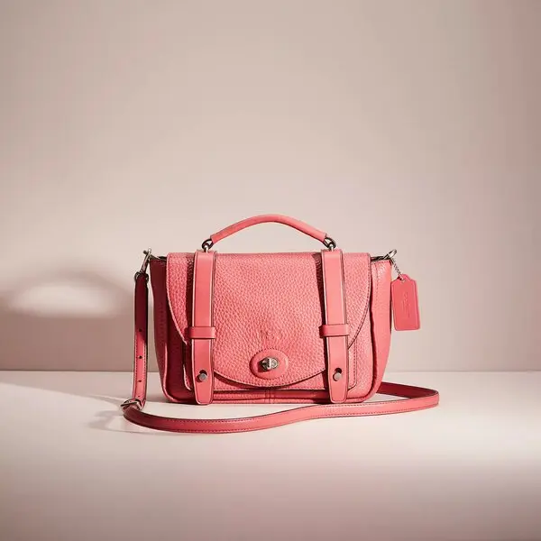 Coach Restored Mini Brooklyn Messenger - Gunmetal/loganberry | Editorialist