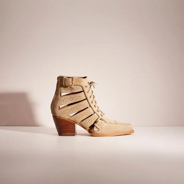 Coach Restored Paisley Bootie - Oat
