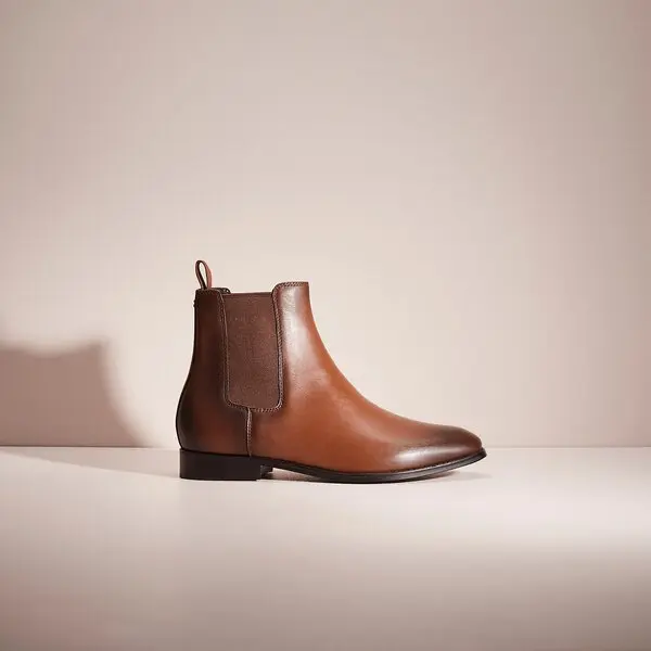 Coach Restored Metropolitan Chelsea Boot - Saddle