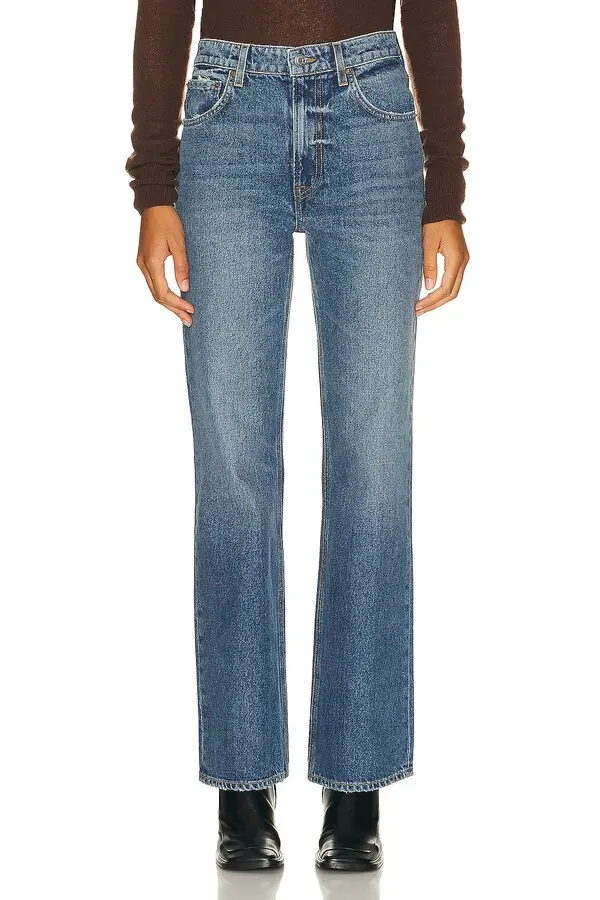 GRLFRND X Lindsi Lane Melanie Petite High Rise Boot Cut Jeans