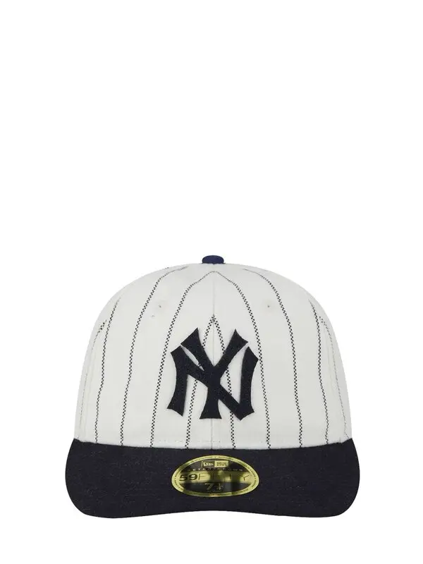 New Era 59fifty Mlb Ny Yankees Striped Cap - Black,white | Editorialist