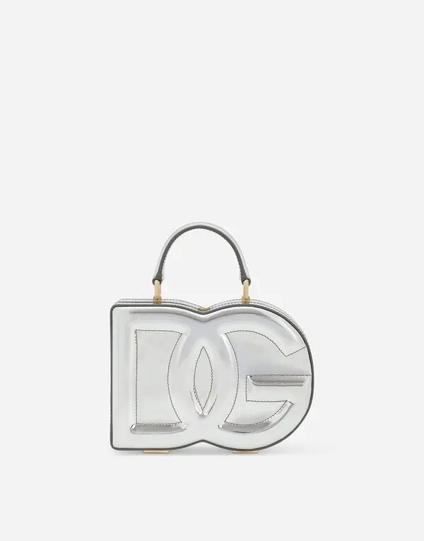 Dolce & Gabbana Logo Box Bag - Silver