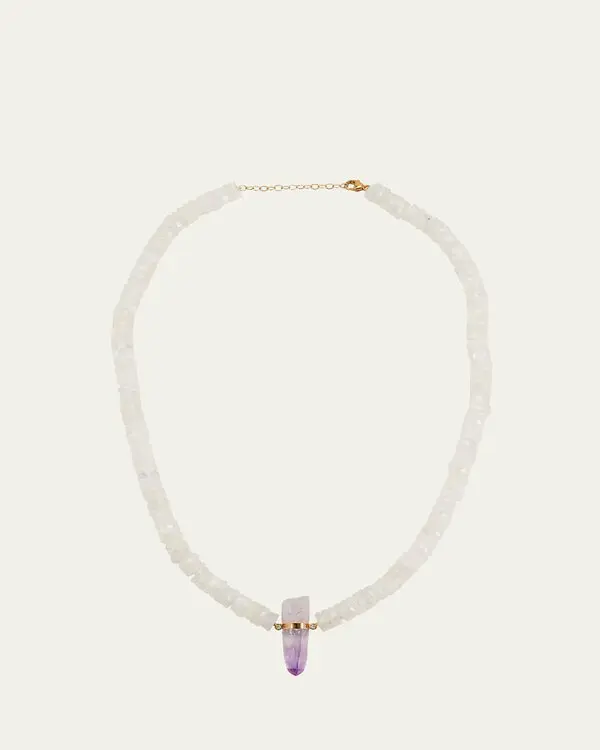 Jia Jia Vera Cruz Amethyst Charm Necklace