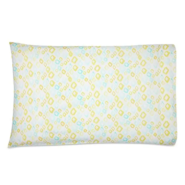 SFERRA Geometrico Pillow Case, Standard - Aqua