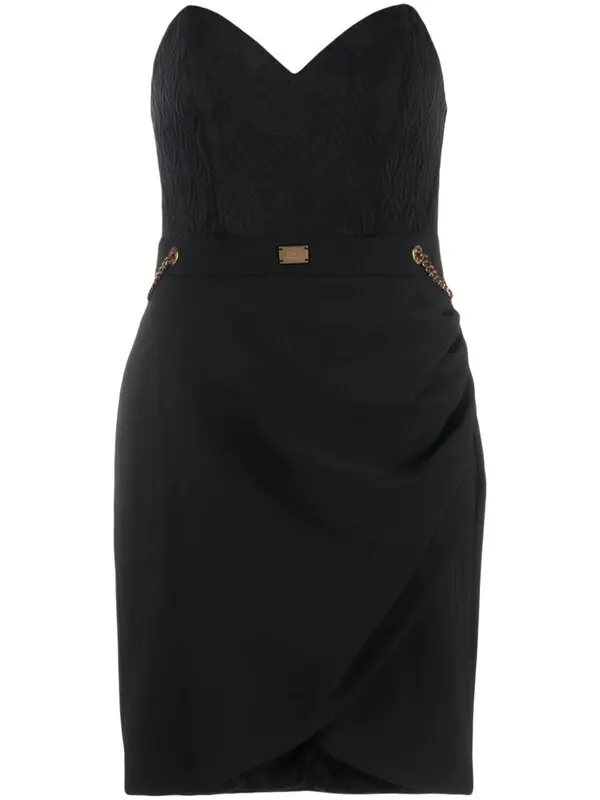 Elisabetta Franchi Sweetheart-neckline Minidress