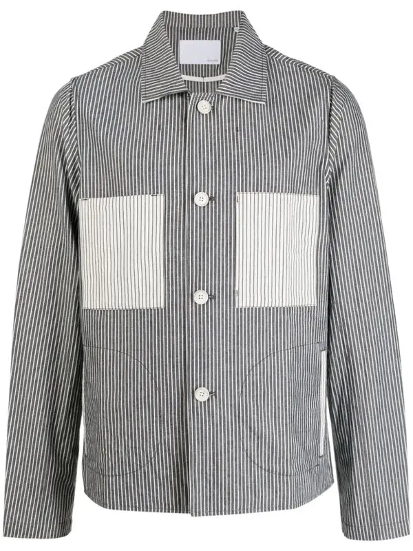 PRIVATE STOCK LABS The Musashi Striped Shirt Jacket
