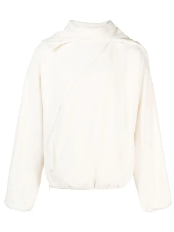 POST ARCHIVE FACTION Asymmetric Fleece Hoodie