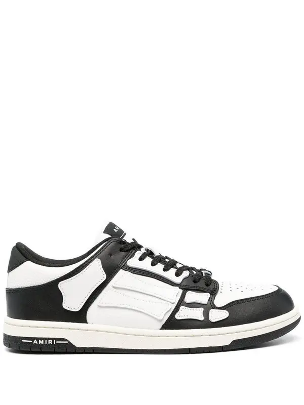 Amiri Skel Top Panelled Sneakers - Black