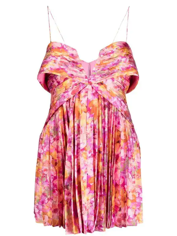 Finnegan Pleated Minidress