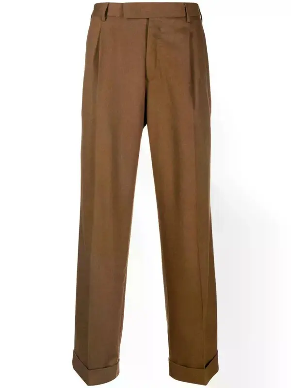 PT TORINO Feather-detail Tailored Trousers