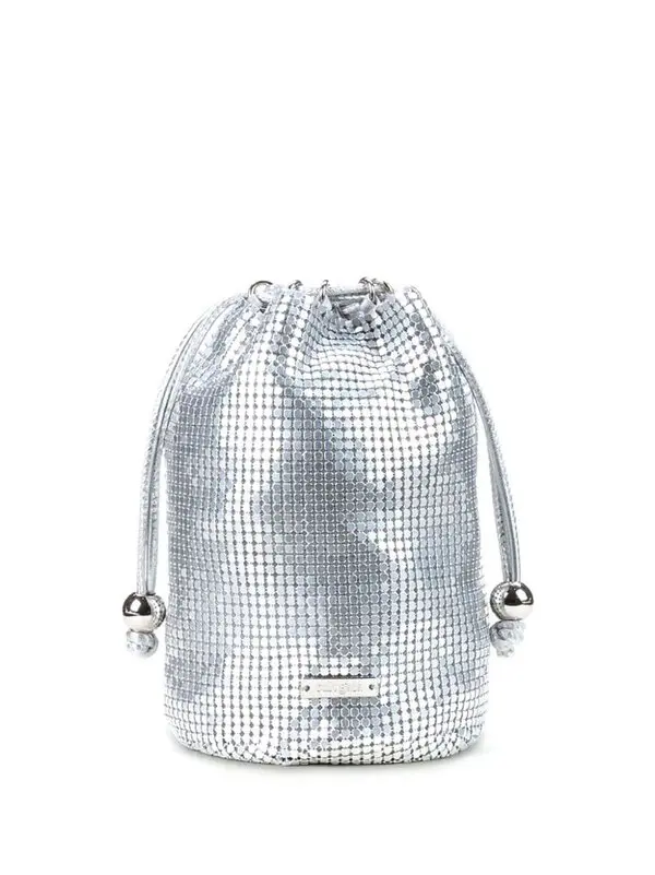 Cult Gaia Gypsum Chainmail Bucket Bag