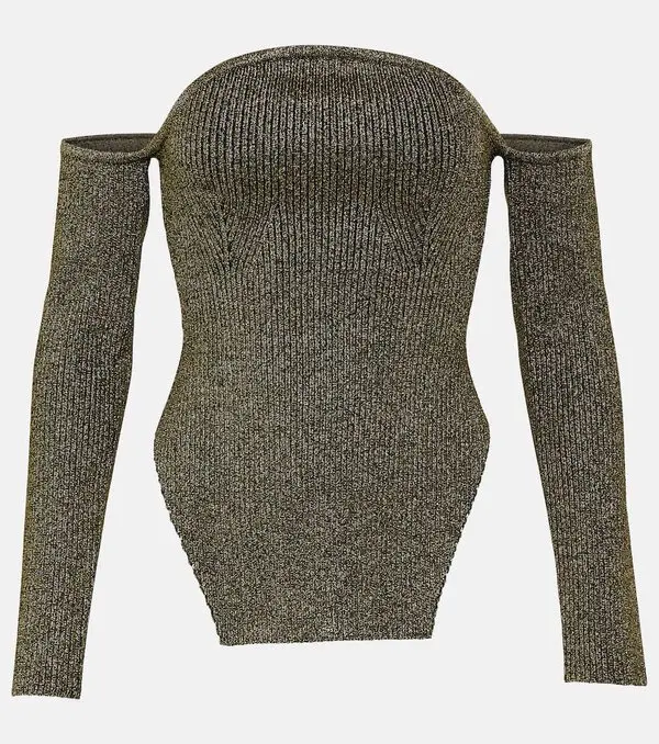Khaite Maria Off-shoulder Top