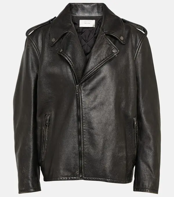 THE ROW Catilina Leather Biker Jacket