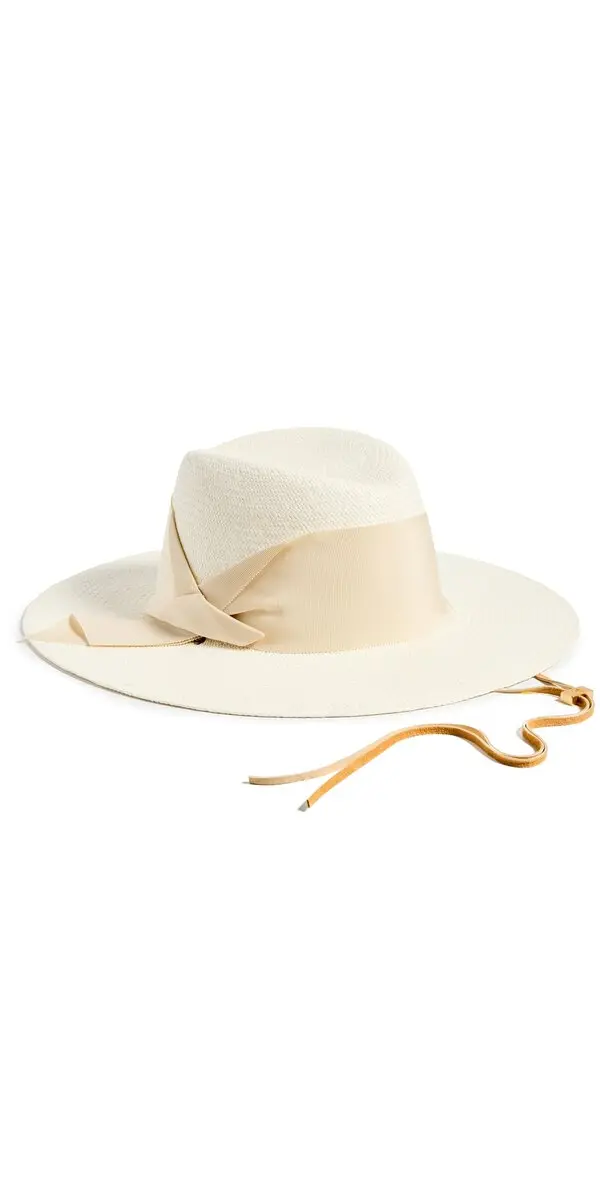 Freya Field Gardenia Straw Hat - Bone