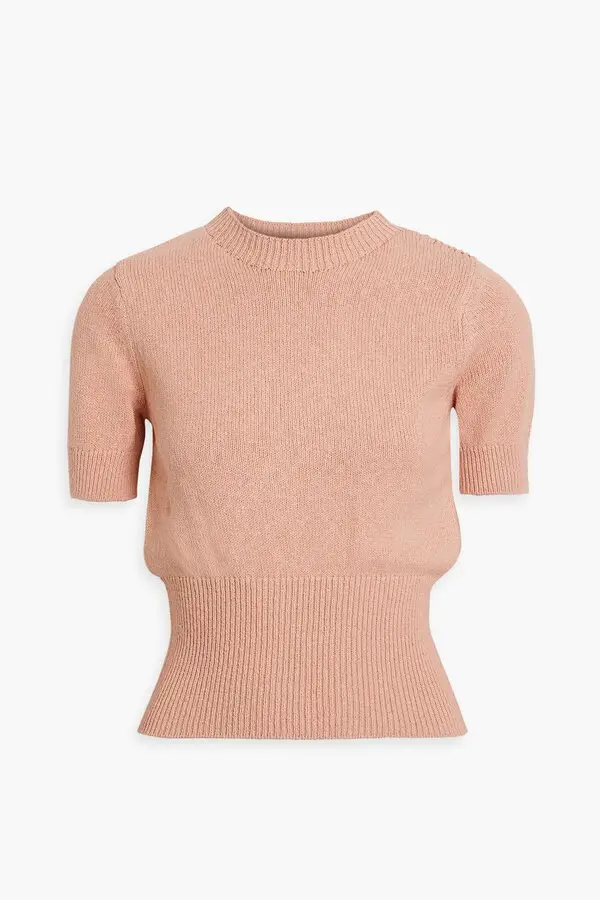 Rag & Bone Adrienne Cotton-blend Top - Blush