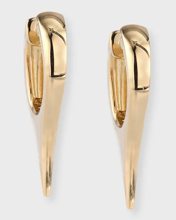 ZOE LEV 14k Gold Dagger Huggie Earrings
