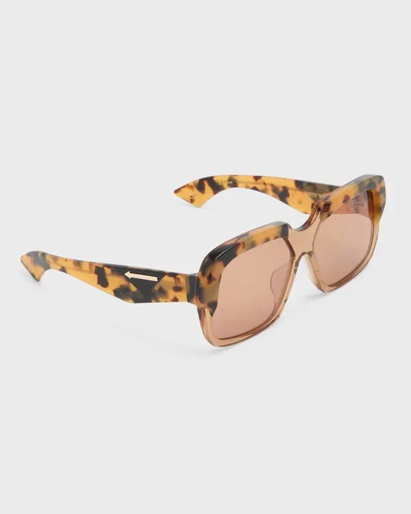 KAREN WALKER Beveled Square Sunglasses