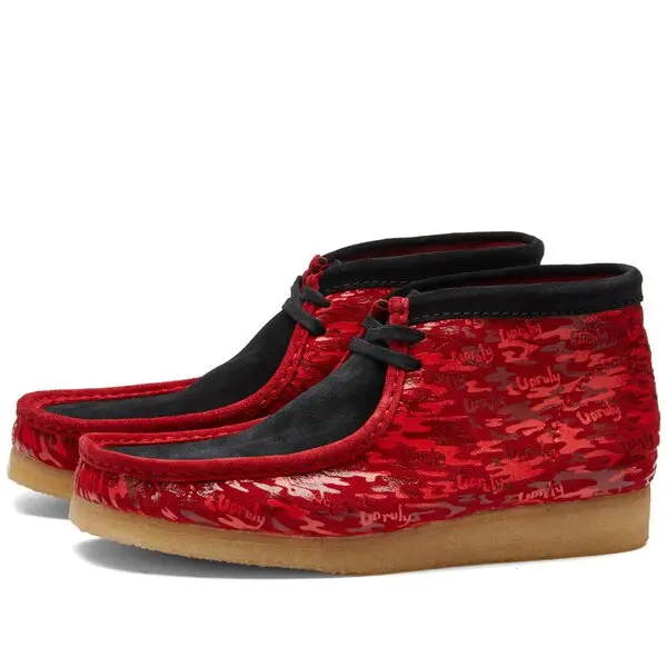 Clarks X Popcaan Wallabee Boot - Red Camo | Editorialist