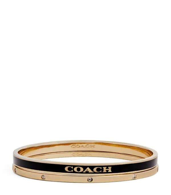 Coach Signature Bracelet Set - Gold | Editorialist