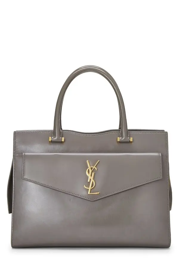 Saint Laurent Calfskin Uptown Tote Medium