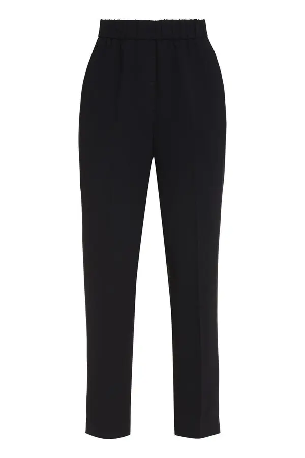 Peserico Cropped Trousers - Blue