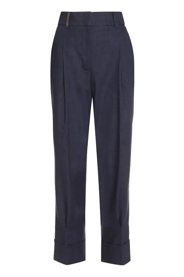 Peserico Wool Blend Trousers