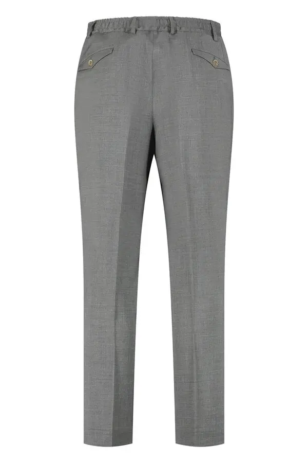 THE (ALPHABET) Wool Blend Tailored Trousers