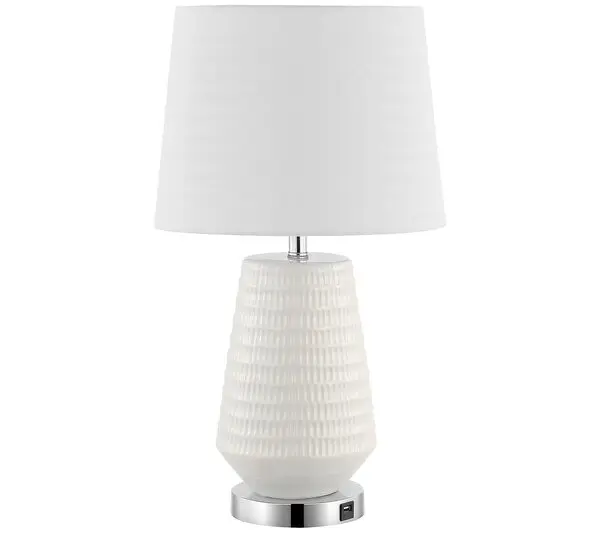 VALERIE PARR HILL Stark Table Lamp /w Usb Valerie