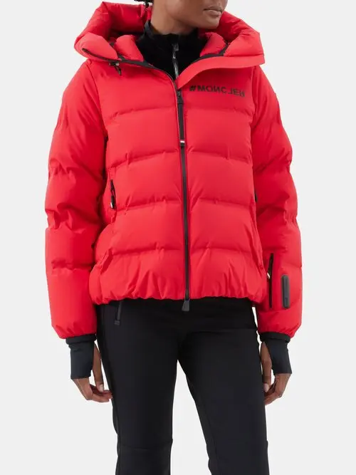Moncler Suisses Padded Down Ski Jacket - Red | Editorialist