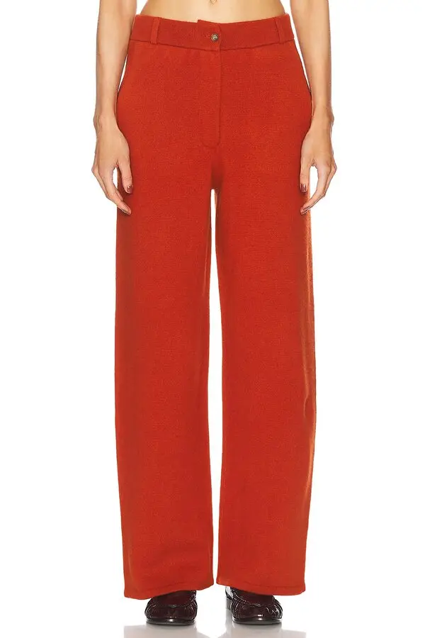 Guest In Residence Tailored Cashmere Pant - Chai