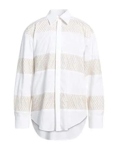 MSGM Shirt Size Organic Cotton, Cotton - White